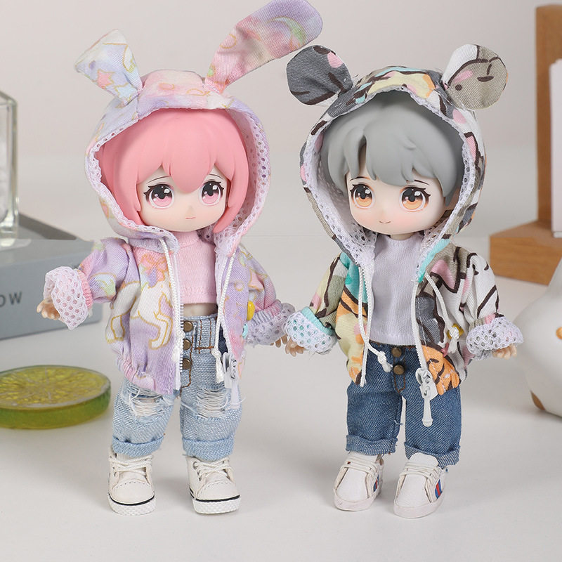 This stunning mesh bunny coat will instantly make your 12-point bjd ...