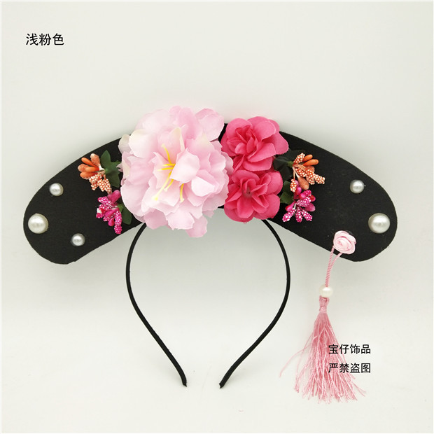 Qi tou Qing Dynasty gege headdress palace children's performance ...