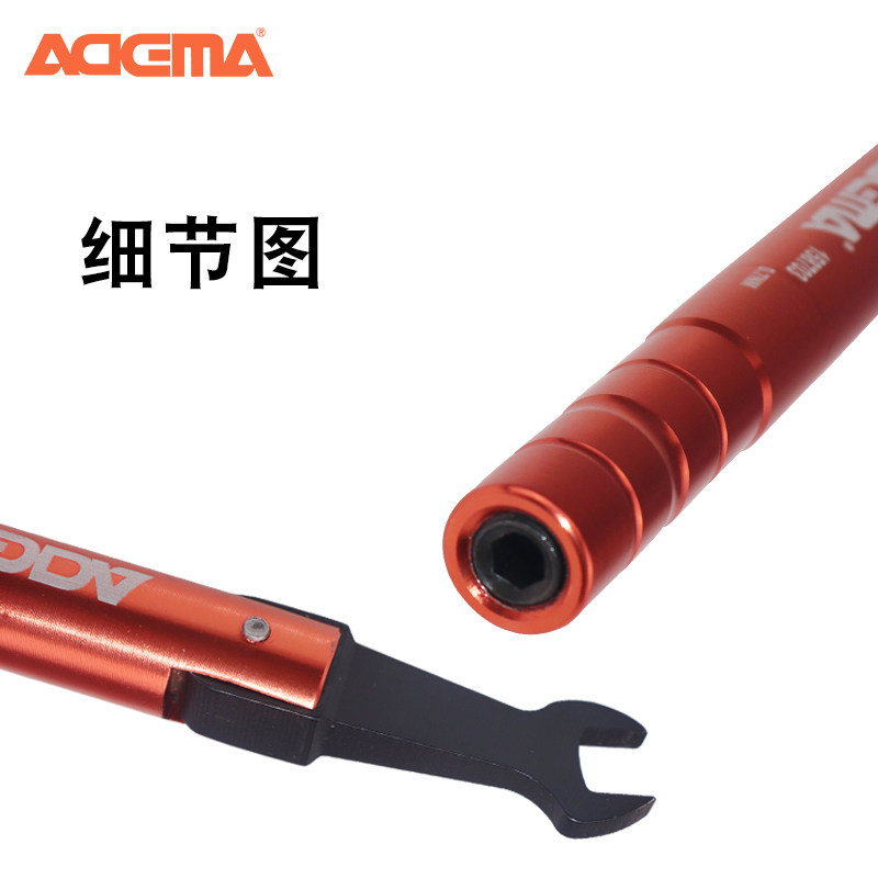 The ADEMA Edma SMA connector uses an RF head torque wrench to open the ...