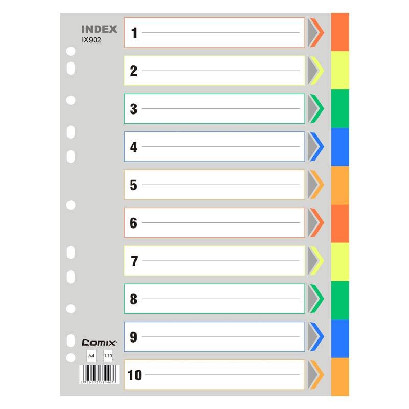 Qixin Stationery Paging paper Index paper Loose-leaf partition index ...