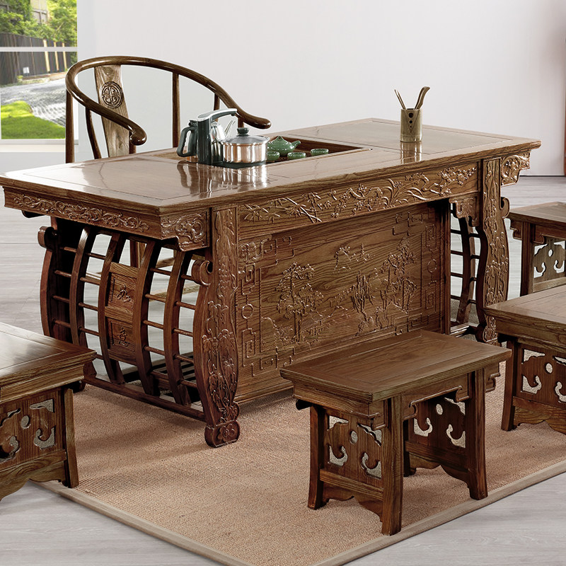 [USD 622.09] Chinese tea table and chair combination Special price ...