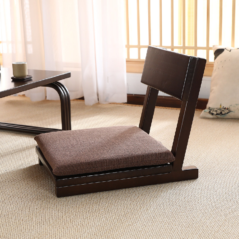 [USD 105.29] Japanese-style tatami chair with back chair and legless ...