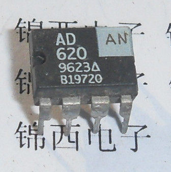 AD620AN 低功耗儀表放大器 拆機原字 直插DIP8