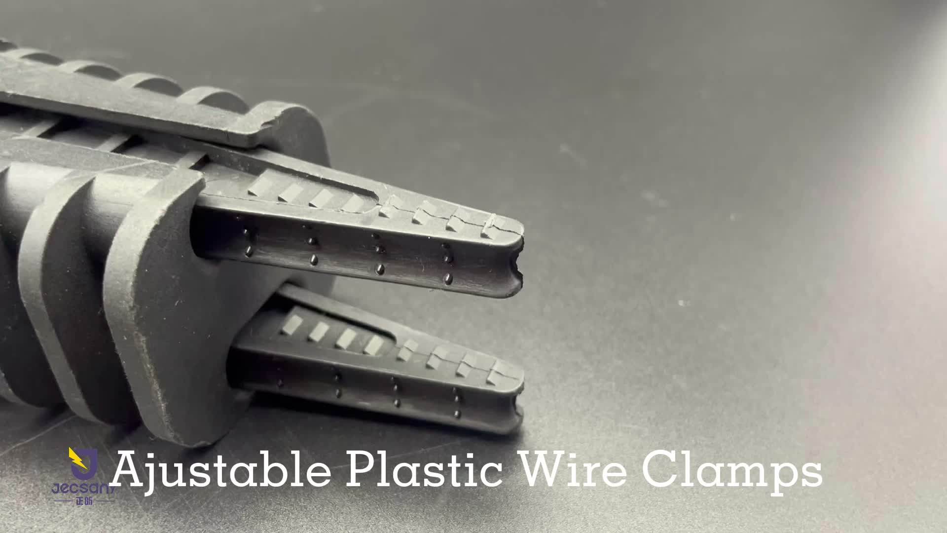 Adjustable Plastic Cable Clamp Wire Clips For Insulated Neutral ...