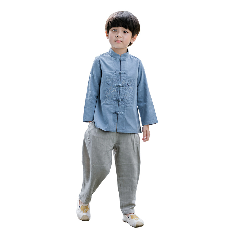 Boys Tang Suit for Kids Hanfu boysseason Chinese children costume ...