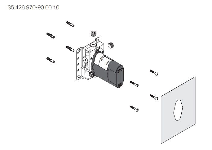 德国当代Dornbracht暗埋式恒温阀芯3542597090：浴室黑科技神器！装修党闭眼冲就对了！-花洒分水器-淘宝好物网
