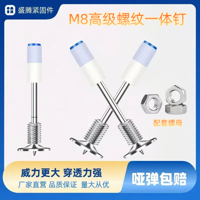 Mini M8 threaded integrated nail gun new style nail gun threaded nail ...