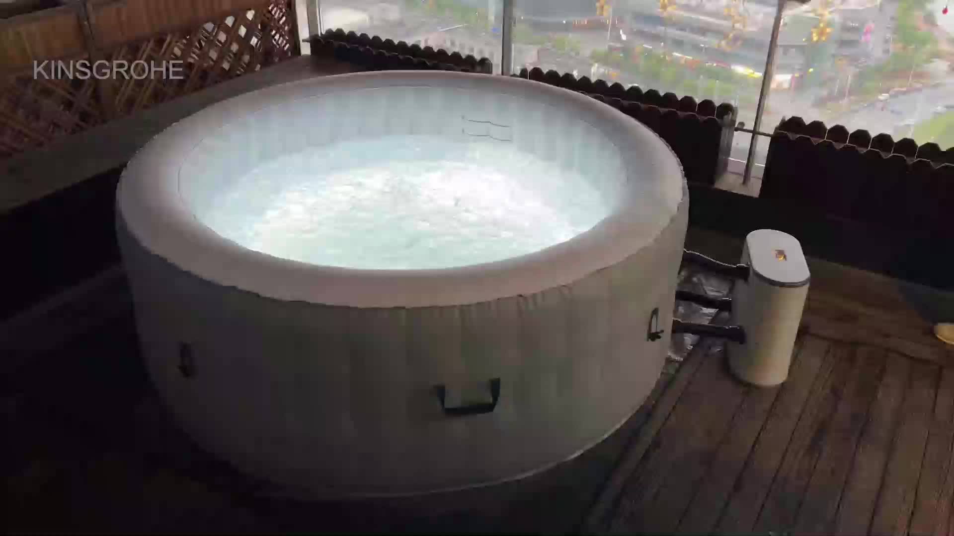 New Arrival Black Pvc Freestanding Bathtub Inflatable Hot Tubs ...