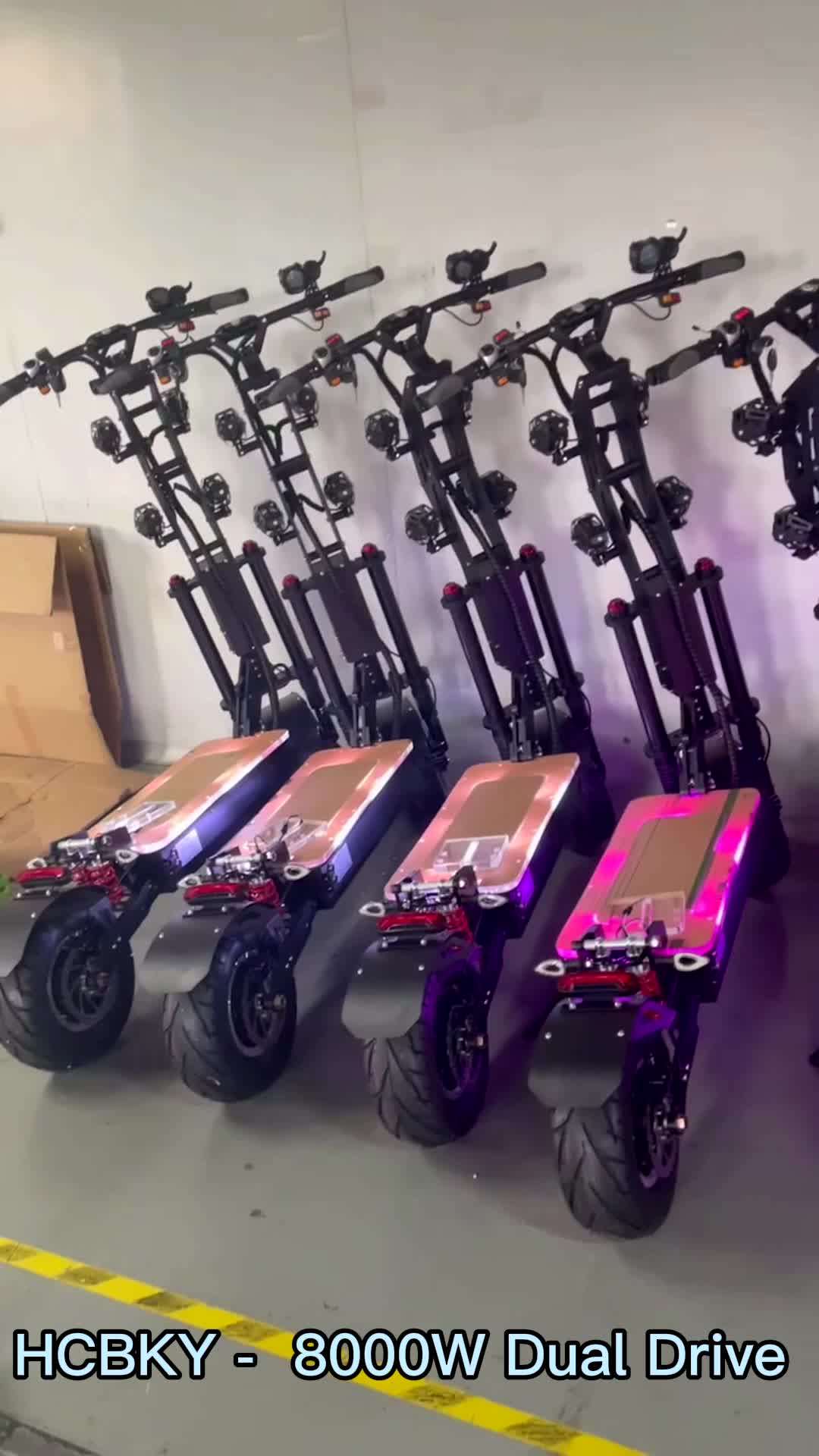 13 Inch Fat Tire 72v 8000w 10000w 15000w Top Speed 110km/h Battery Life ...
