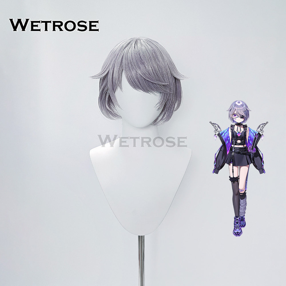 現貨Hololive En Koseki Bijou中二病VTuber新衣裝Cos假髮Wig古石！絕美還原，COS黨狂喜！