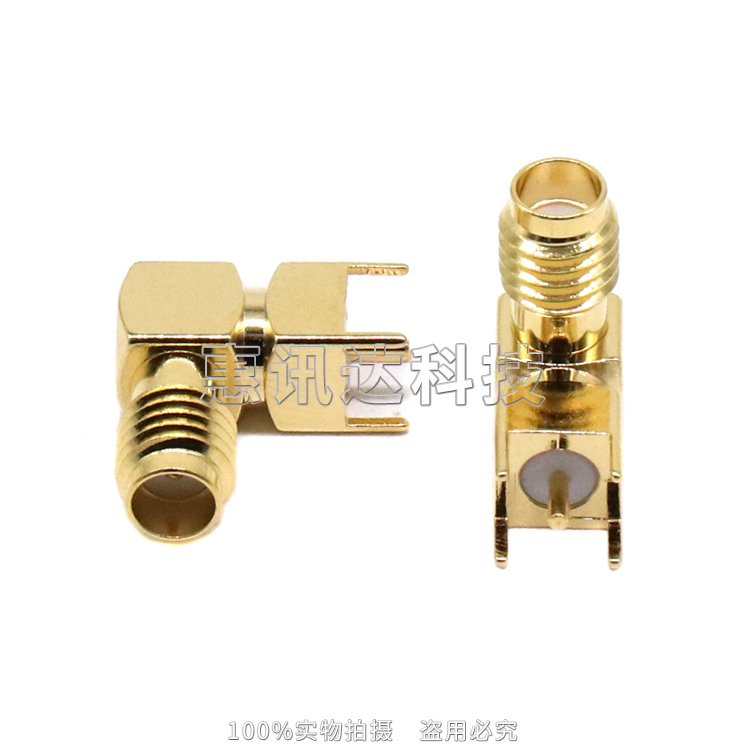 SSMA-KWE SSMA弯座 焊PCB面板插座 迷你SMA母座 SSMA-KWHD 连接器-阿里巴巴