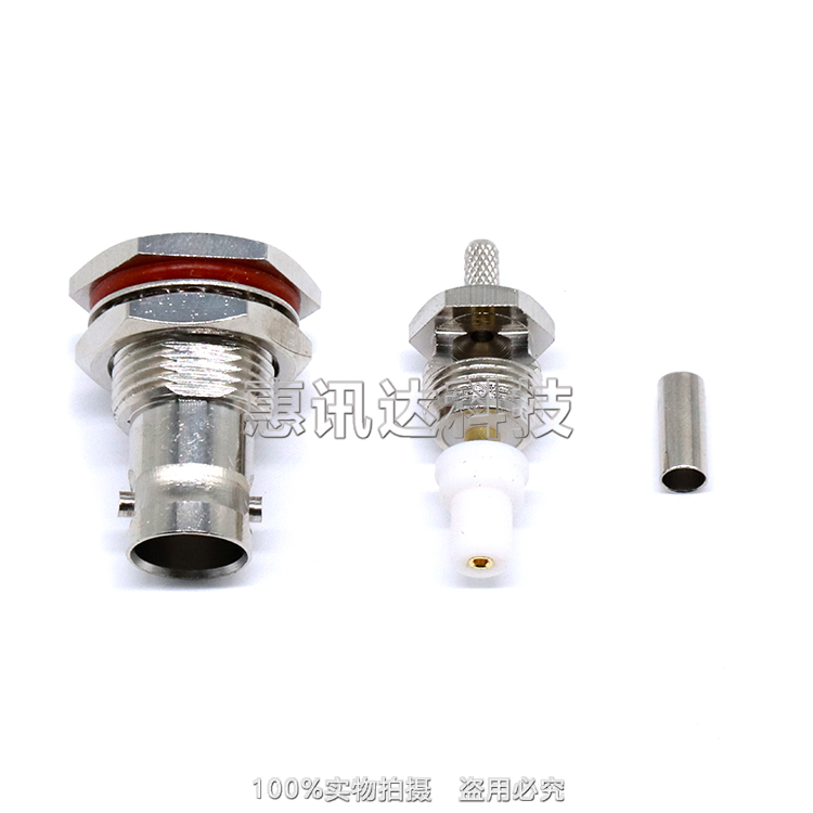 BNC-C-KY3 BNC母头压接50-1.5带螺母固定17六角BNC-KY-1.5连接器-阿里巴巴