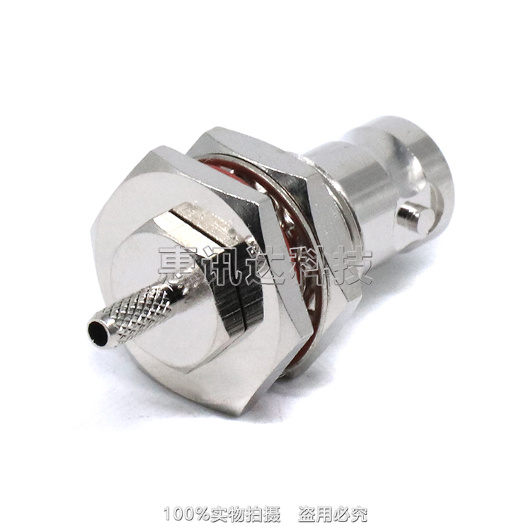 BNC-C-KY3 BNC母头压接50-1.5带螺母固定17六角BNC-KY-1.5连接器-阿里巴巴
