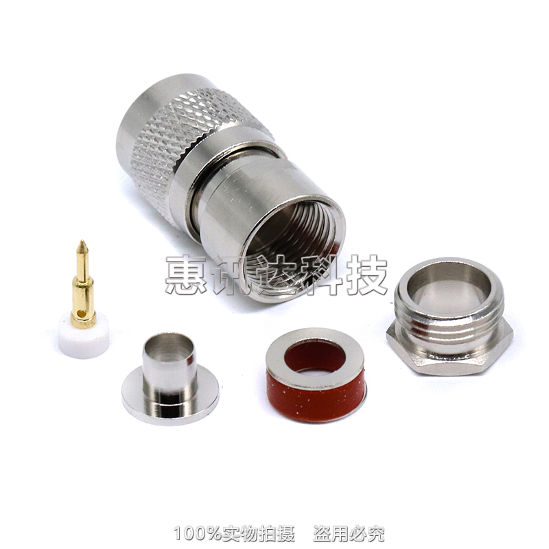 TNC-J27 TNC-J-5 TNC公头装接式 焊接50-5线缆 射频连接器-阿里巴巴