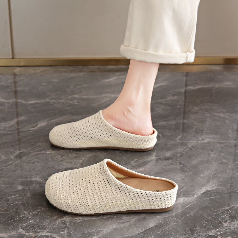 Mostarseasummernew arrival canvas shoes! mesh one-leg toe-cap half ...