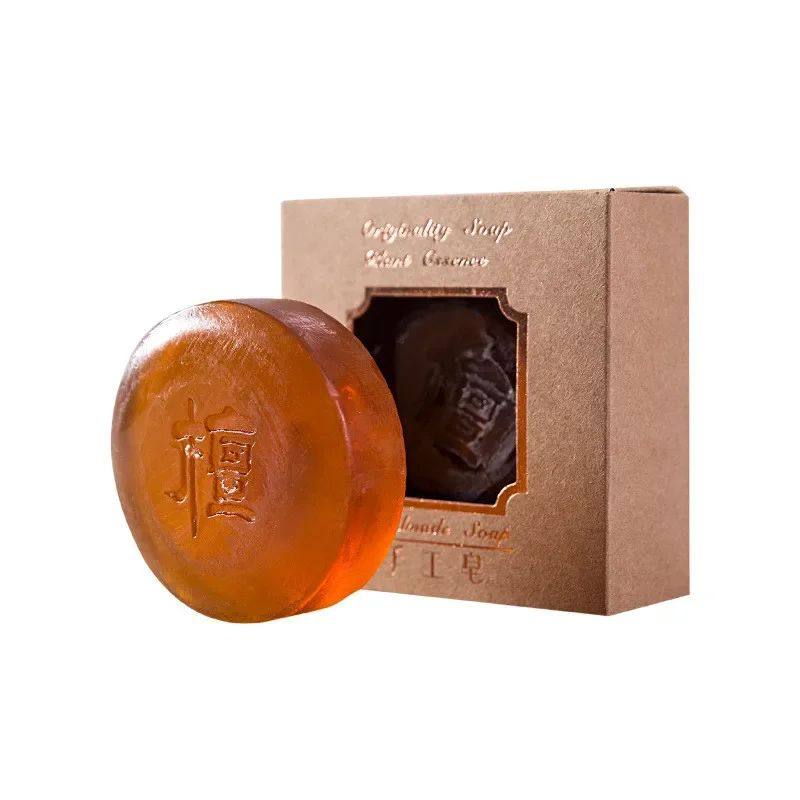 100g New Natural Sandalwood Essential Oil Soap Effective Her