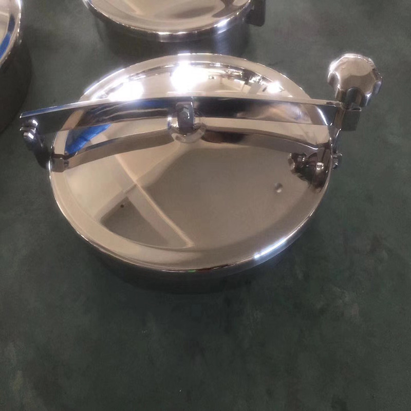 [USD 31.92] Sanitary grade manhole cover Stainless steel hand hole ...