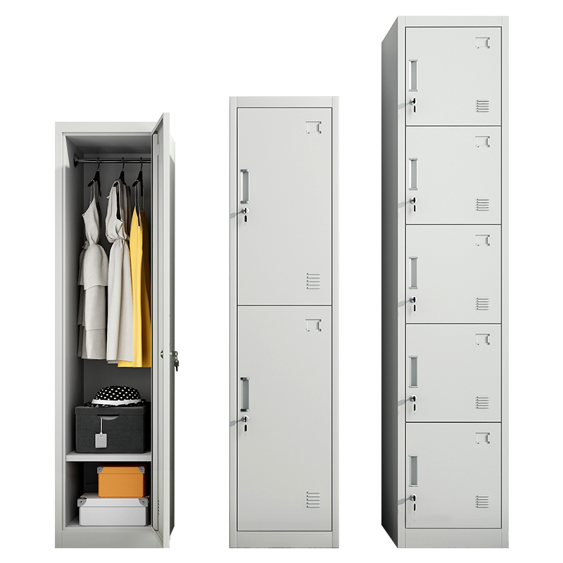 单门更衣柜铁皮柜宿舍带锁员工储物柜钢制柜更衣箱简易办公室衣柜-Taobao Malaysia