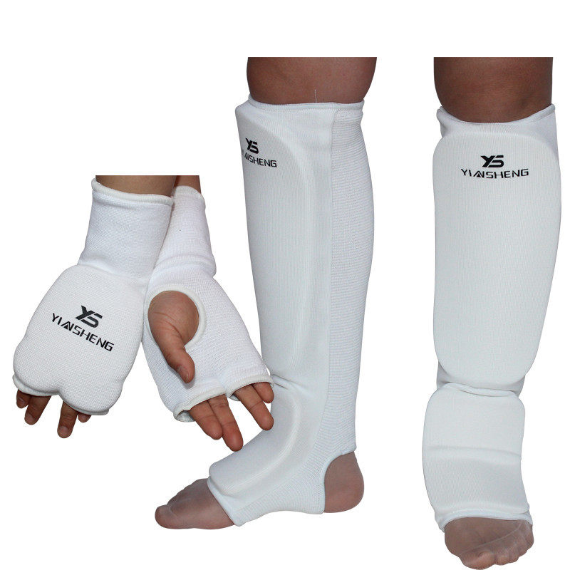 💪 Karate shin guards, taekwondo protective gear, shin guards, hand guards 🥋