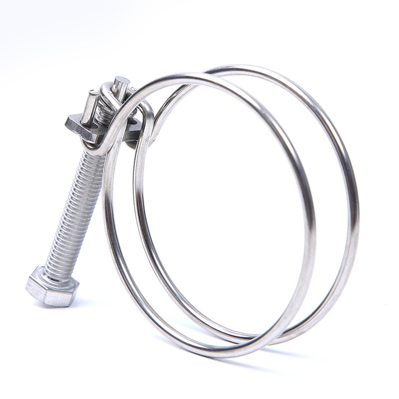 [USD 4.81] 304 stainless steel double wire throat hoop strong steel ...