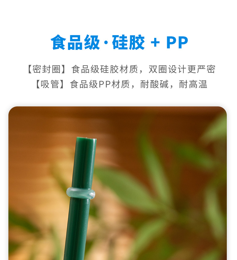 XEI3吸管杯 大容量600ml双层耐热玻璃水杯 ins风高颜值绿色茶水杯-阿里巴巴