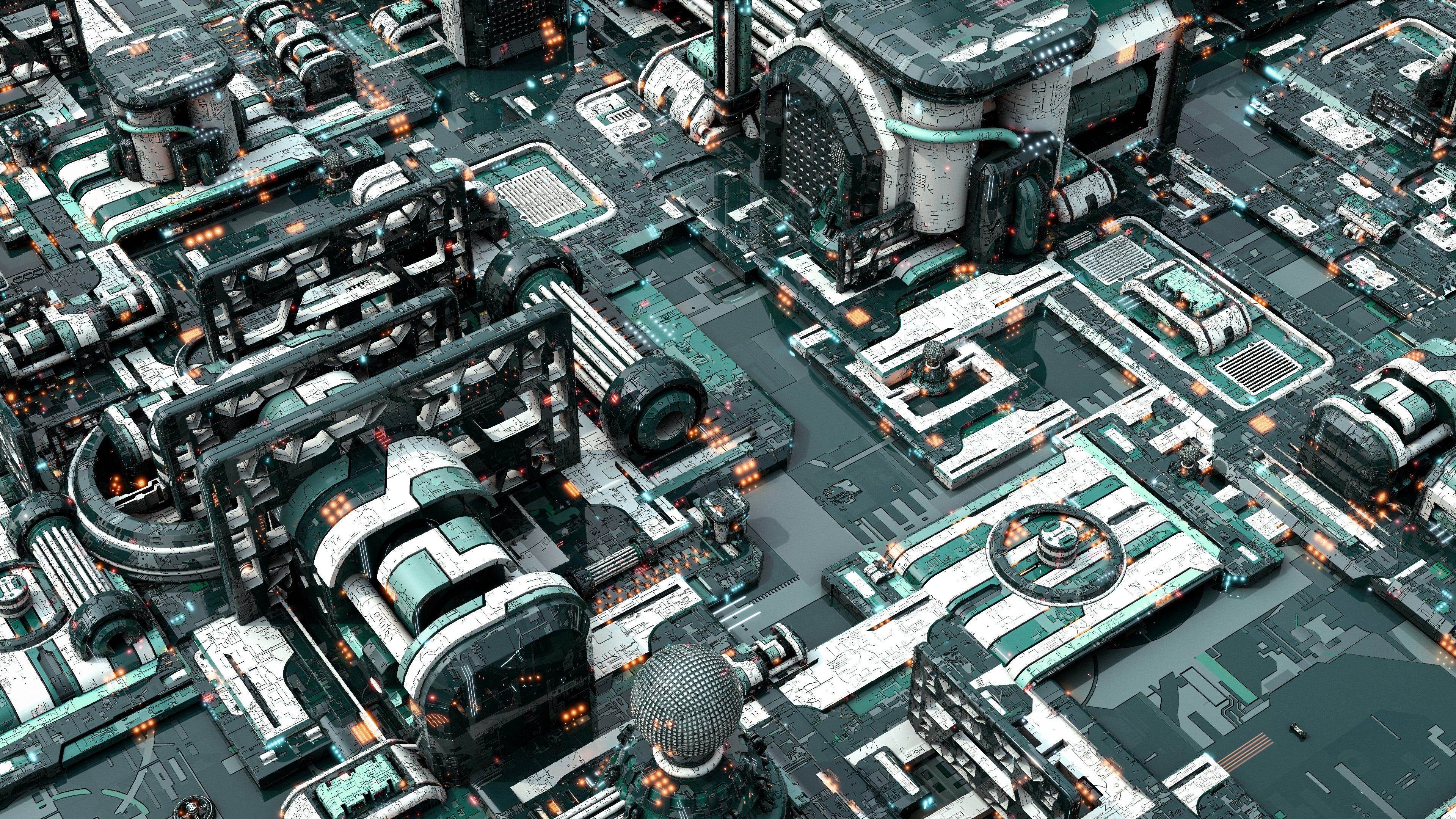 Blender科幻风格模型预设包 Dpack Bundle – Sci Fi Kitbash-魔酷网