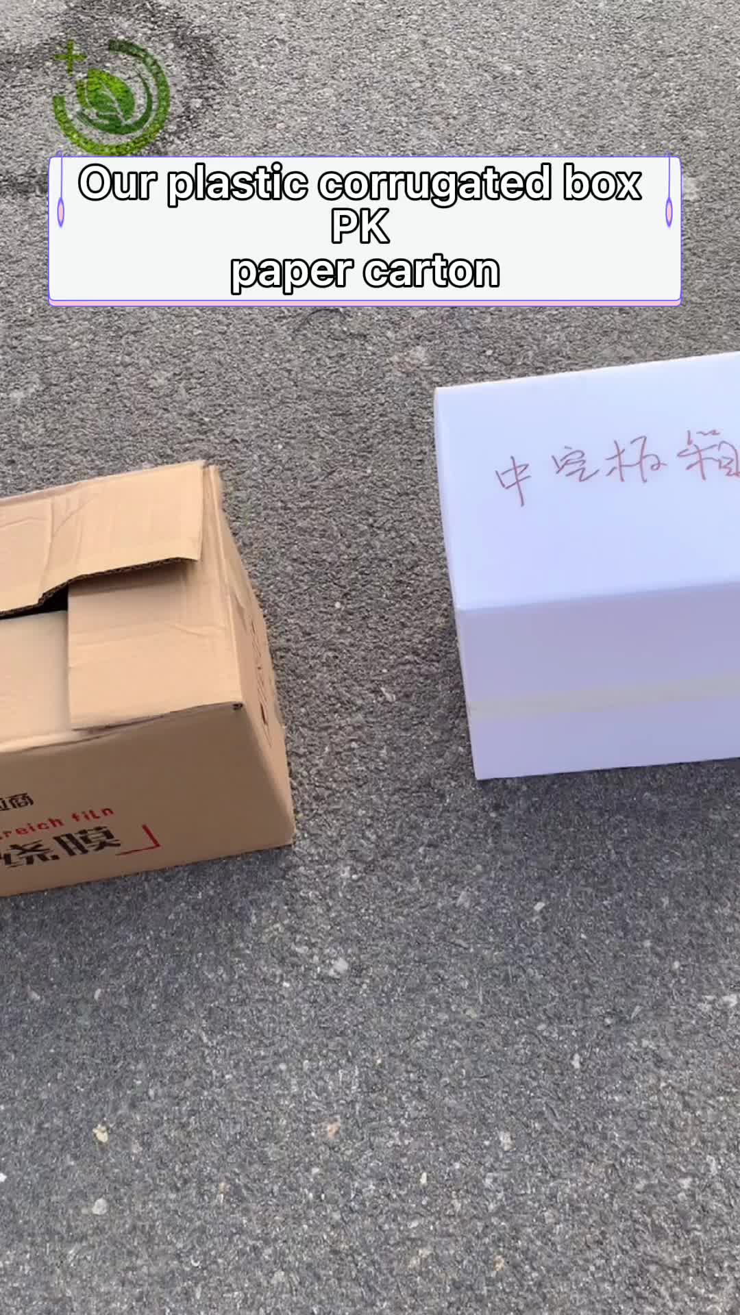 Factory Custom Pp Plastic Stackable Warehouse Corflute Collapsible ...