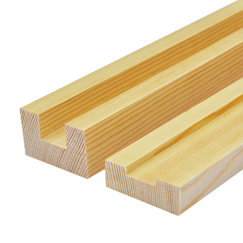 Custom lattice door track Solid wood sliding door runway and room door ...