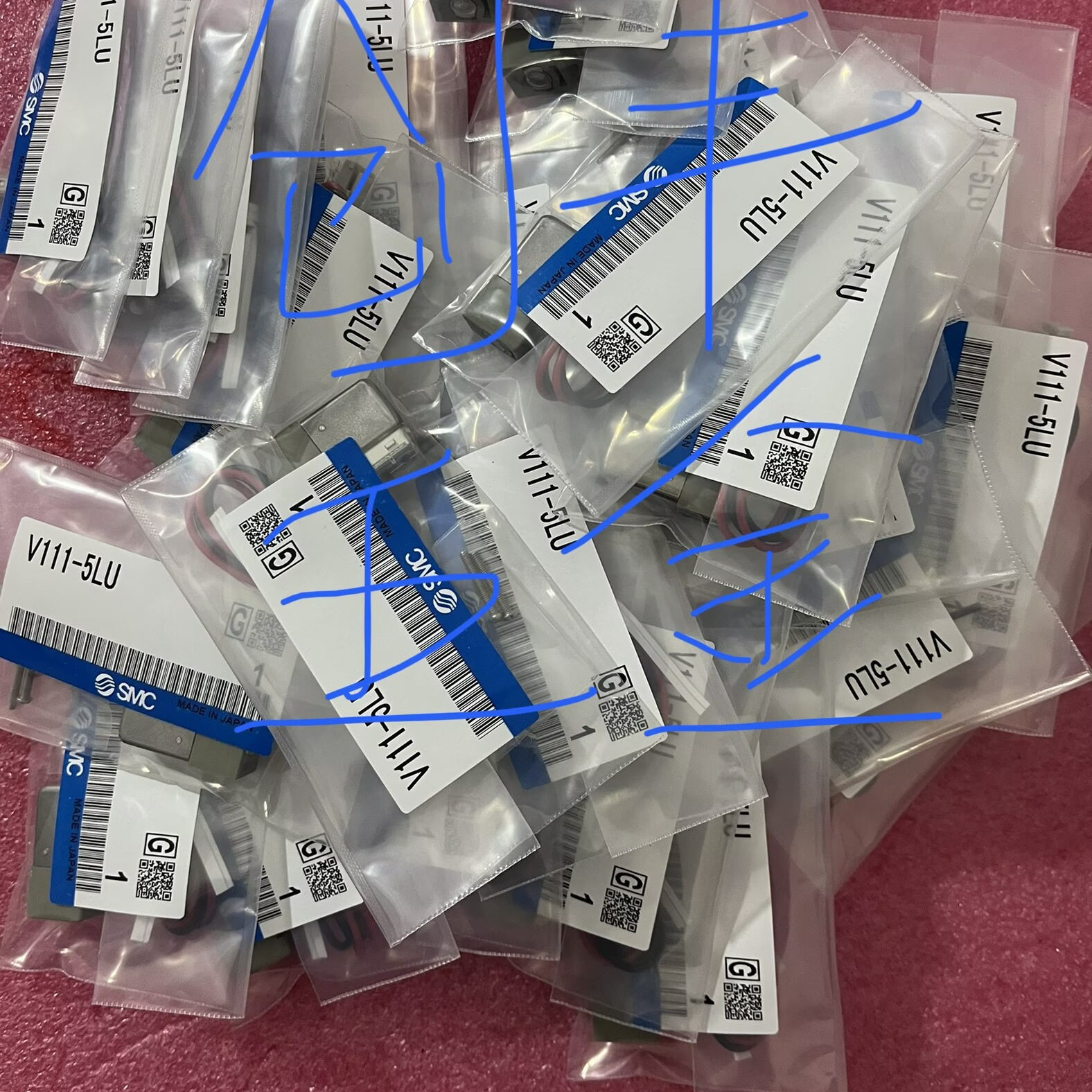 全新原装SMC电磁阀 V111-5LOU V111-5LU V111-6G V111-5LZ/5LOZ