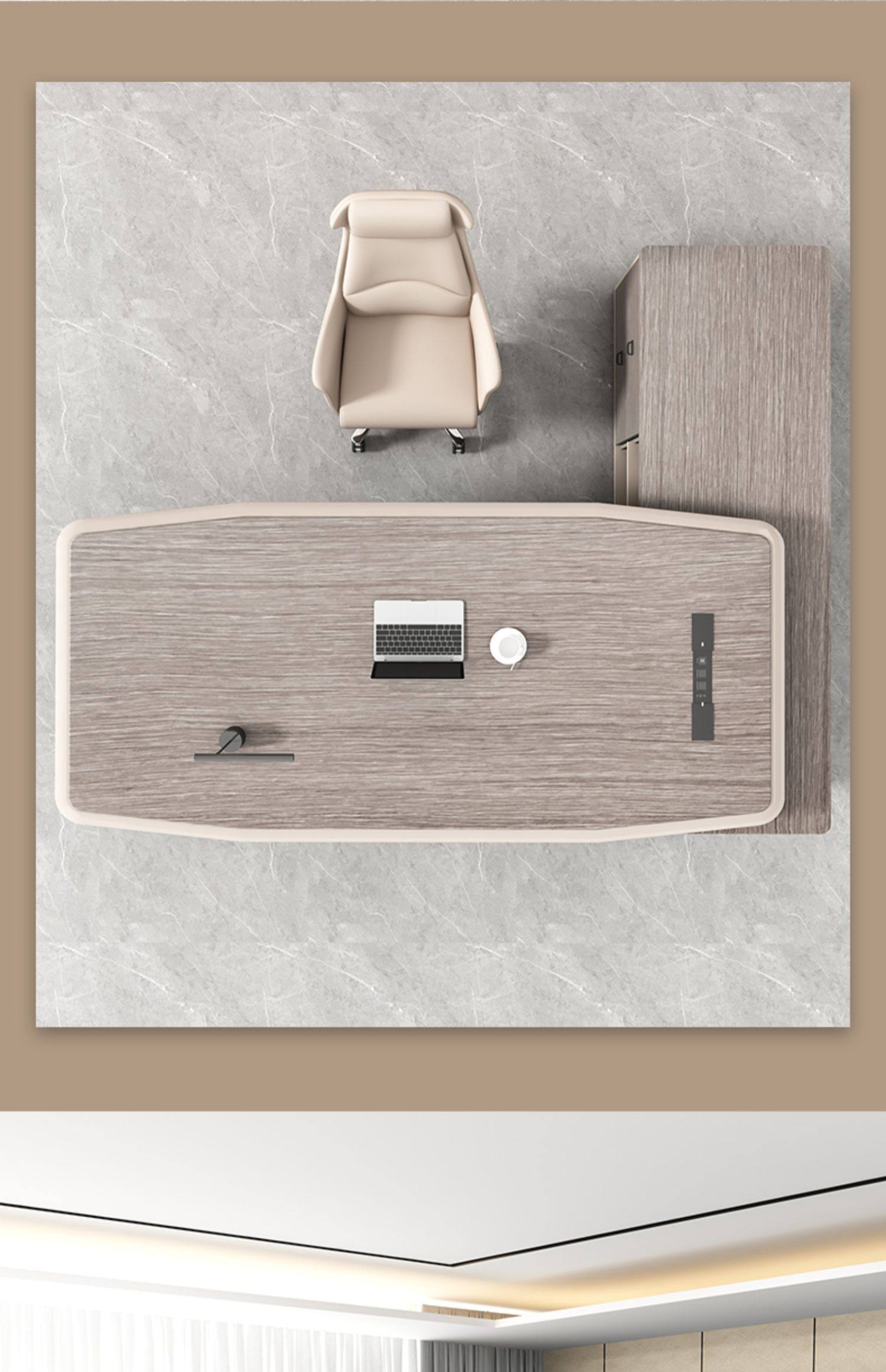 Bàn làm việc Bàn làm việc Boss Bàn điều hành hiện đại đơn giản Văn ...