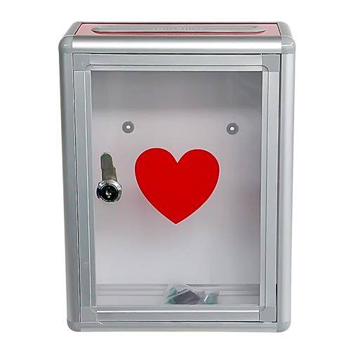 Acrylic transparent plexiglass wall-mounted donation box Merit box ...