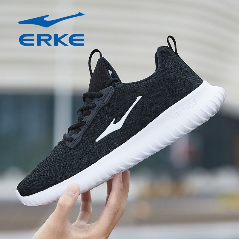 [USD 80.24] Hongxing Erke sneakers men's shoes and leather surface ...