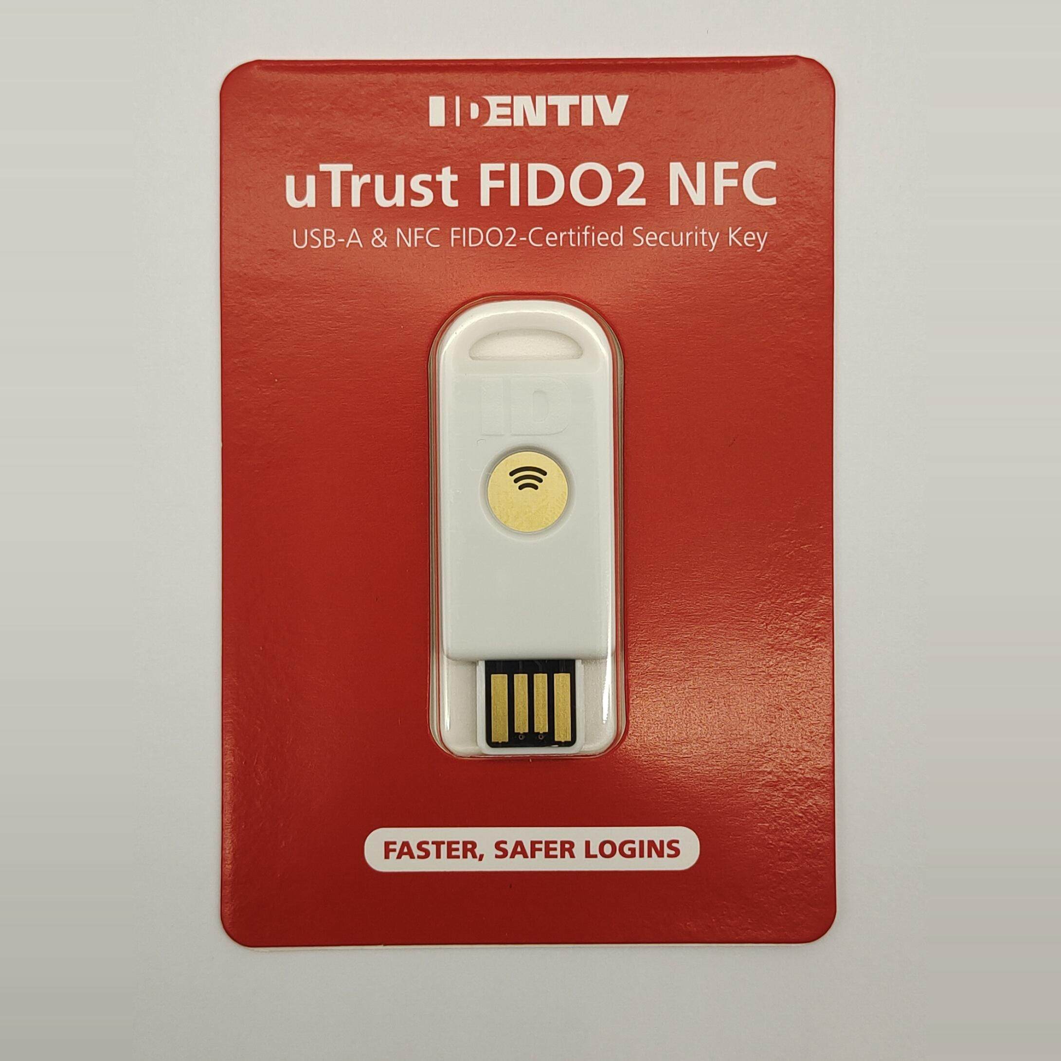 原装进口USB Security Key 美国银行BOA安全密钥 IDENTIV品牌FIDO2 NFC USB-C接口