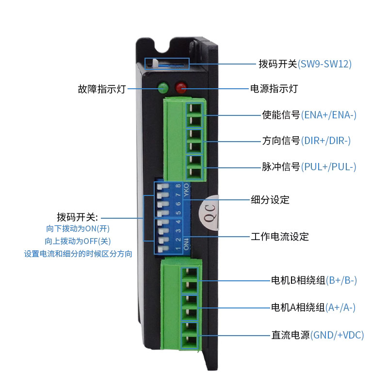 ST2S Best Smart 42 Stepper Motor Driver Two-phase Digital Encoder ...