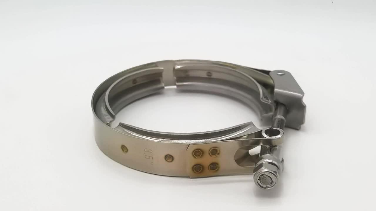 Quick Release Latch V-band Clamps With Mild Steel Flat Flange Assembly ...