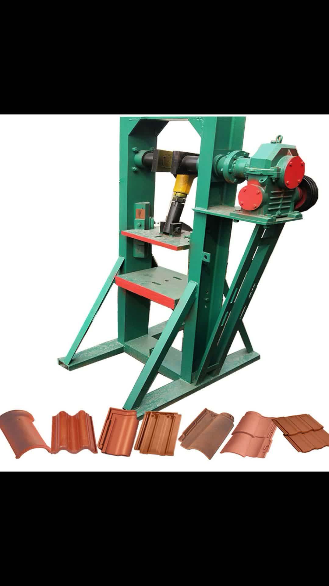 Auto Electric Clay Roof Brick Moulding Mud Soil Press Tile Brick ...