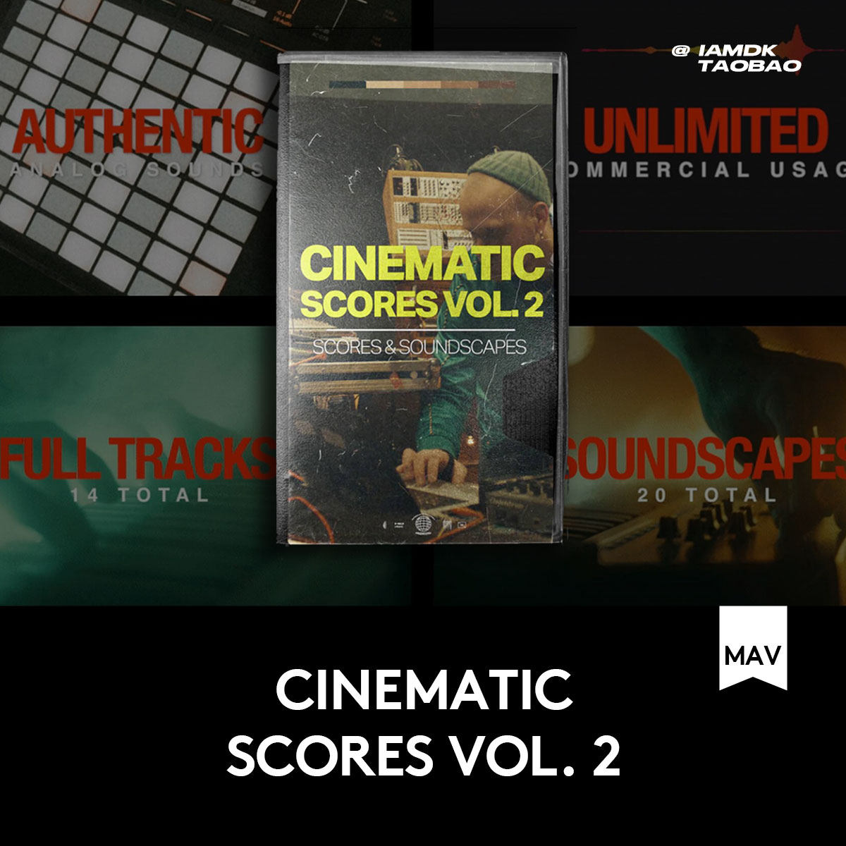 Cinematic Scores 高保真未压缩电影音乐配音wav格式音频素材-Taobao