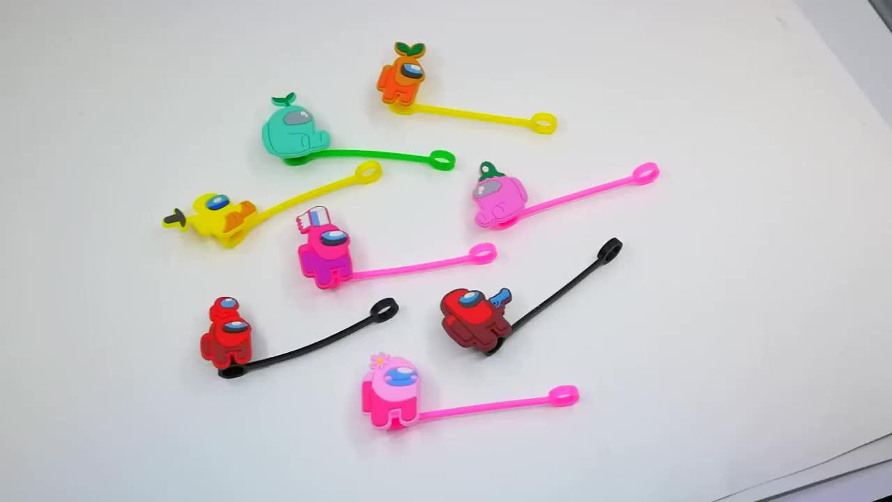 Pvc Straw Topper Tea With Milk Beer Straw Covers Reusable Airtight ...