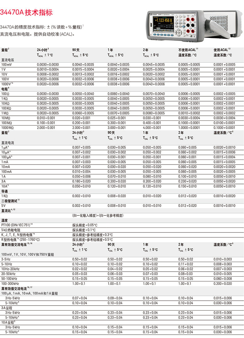 KEYSIGHT是德科技34461数字万用表3446六位半34460安捷伦34470A-阿里巴巴