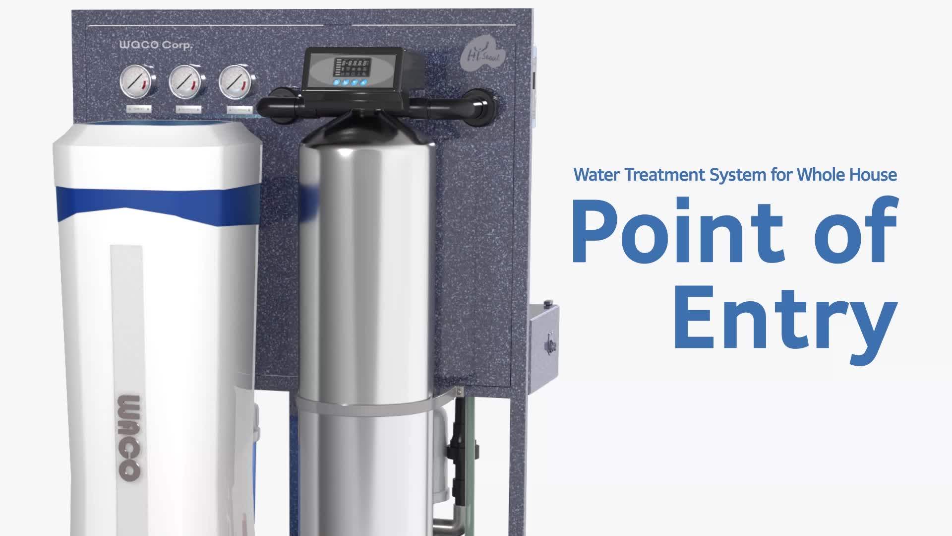 Point Of Entry Water Treatment All In One Equipment With Optional ...