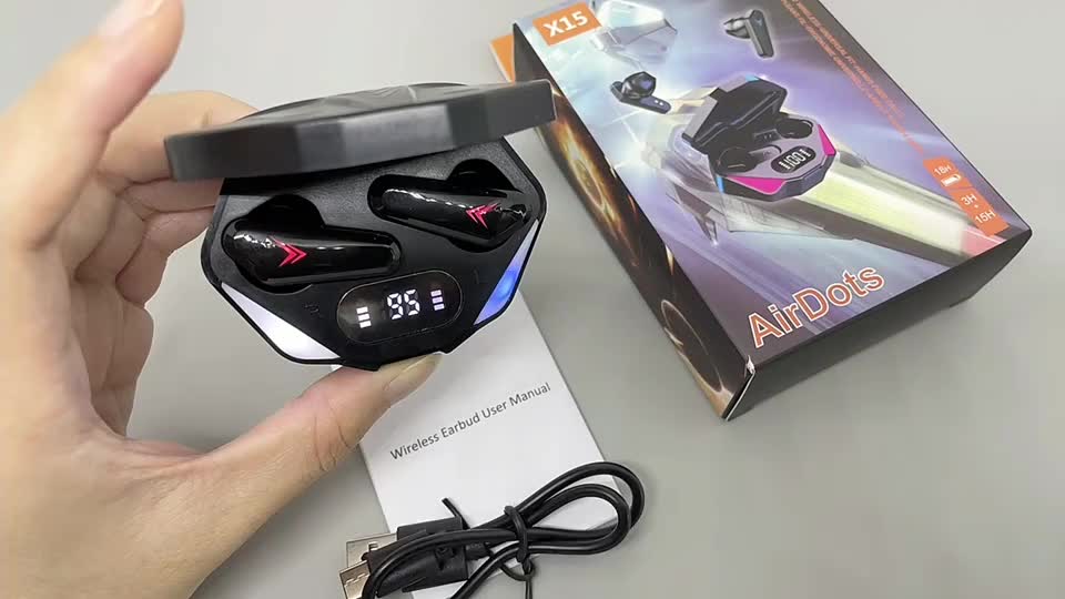 Auriculares Tws X15,Inalámbricos Para Juegos,Intrauditivos,Para Jugadores - Buy X15 Juego ...