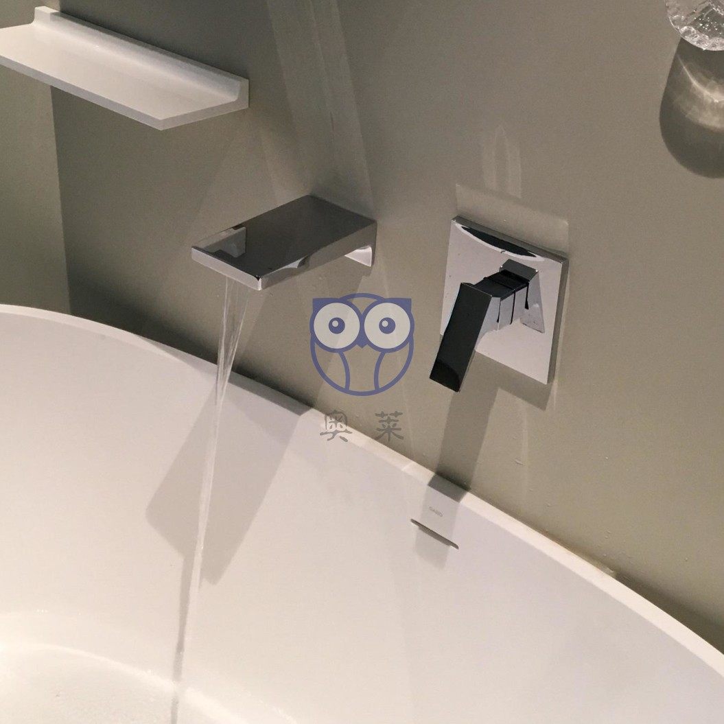 汉斯格雅梦迪宝浴缸龙头32543007瀑布出水嘴恒温入墙暗装淋浴花洒