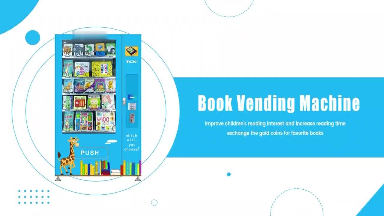 Tcn Hot Sale Automatic Intelligent Magazine Vending Machine Book ...