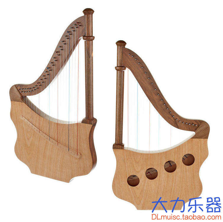 New King David 22-string Mahogany Lyre Irish Harp Celtic Harp Leia