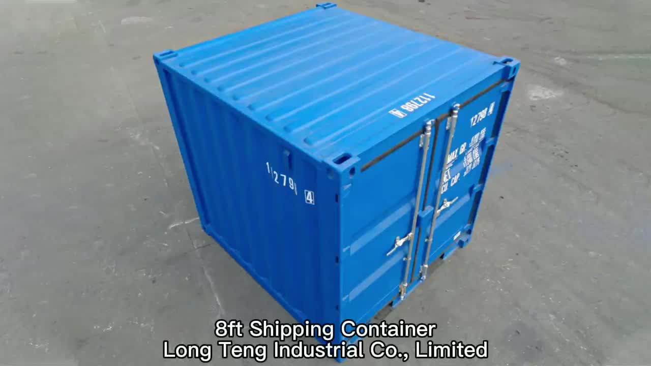 Portable Storage Unit 8ft 8 Ft 8 Feet 8 Foot Steel Mini Shipping ...