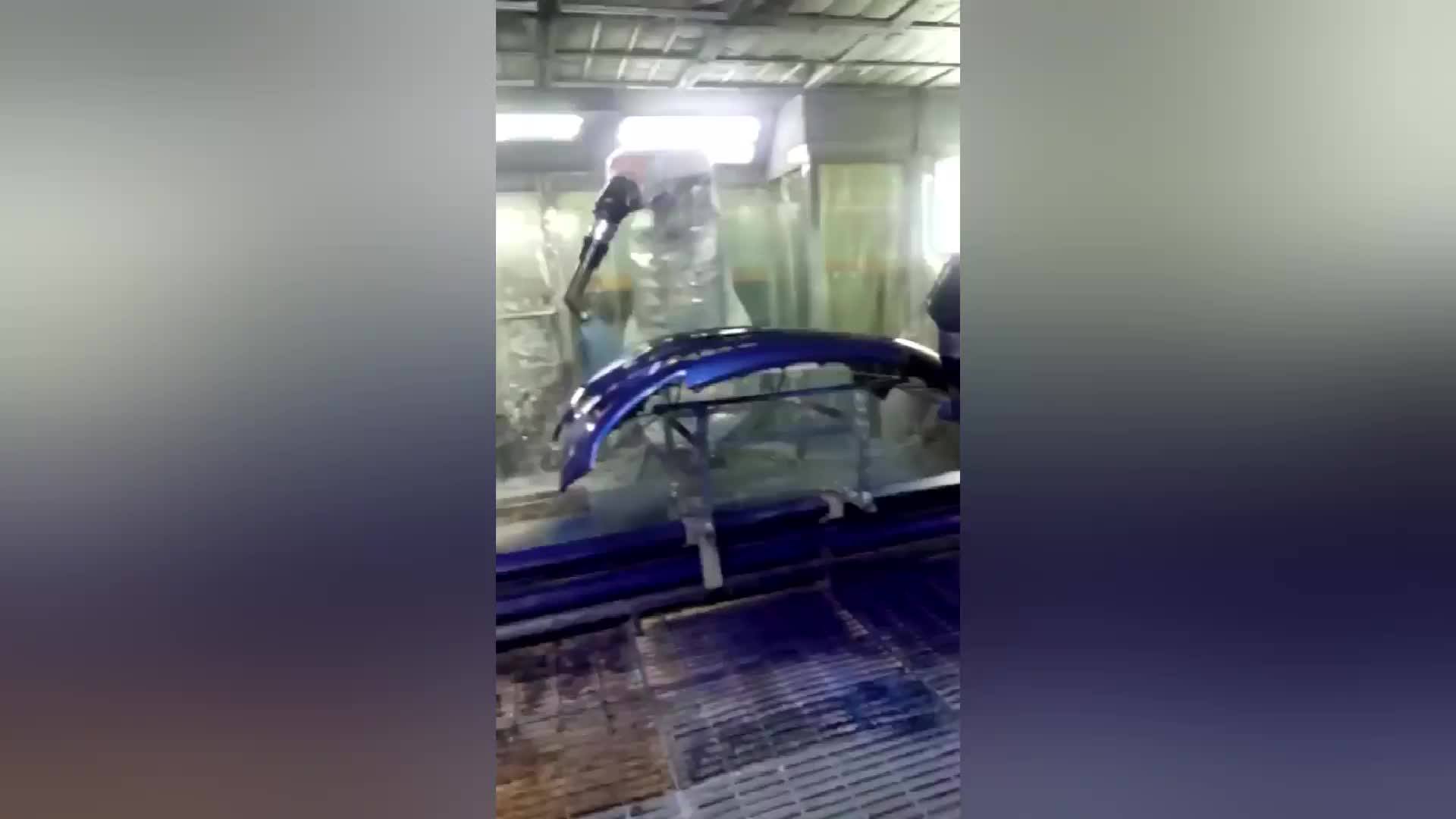 6 Axis Automatic Reciprocating Spray Painting Machine For Sports And ...