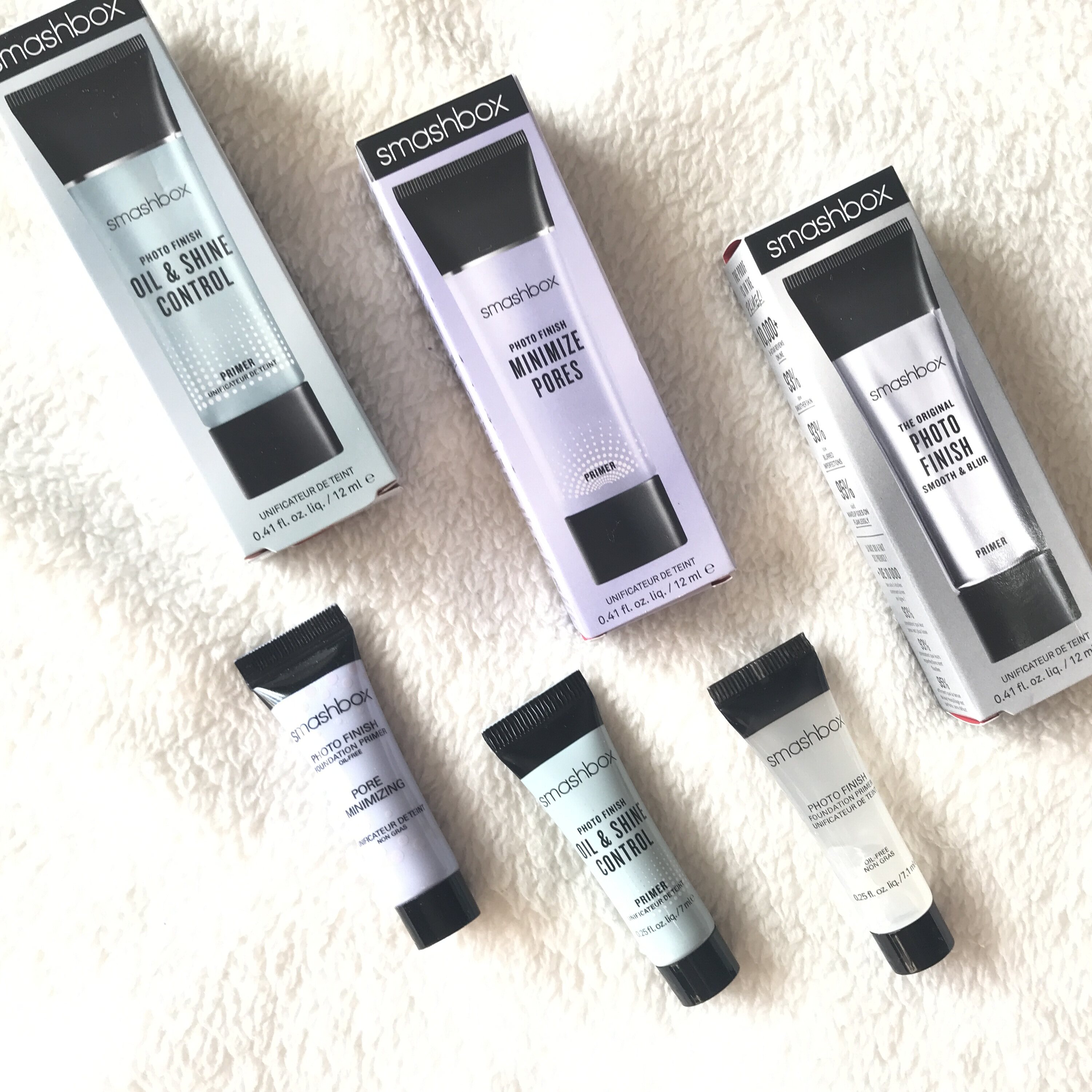 Smashbox new primer set: purple pore-blurring primer (7ml sample ...