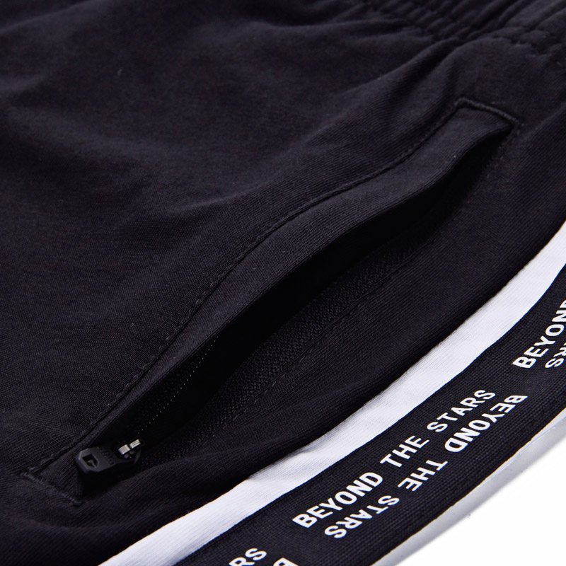 361 degrees men's pants 2019 summer new knitted three-point pants ...