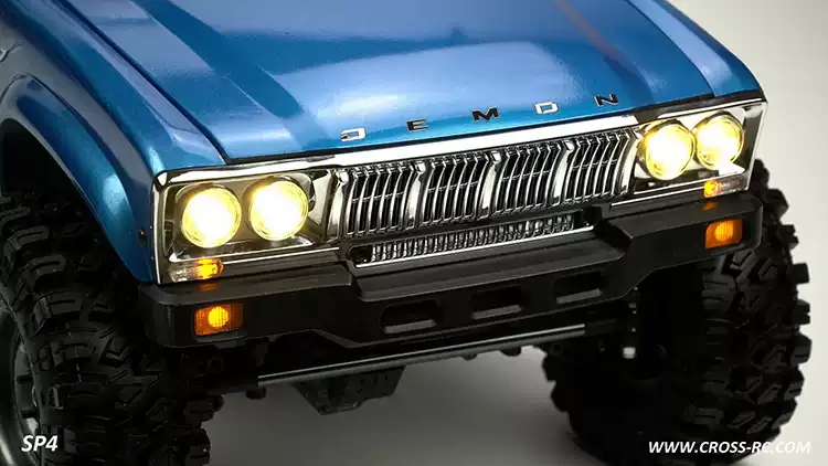 CROSS-RC 新款SP4/FR4 1/10 4X4 高度仿真越野攀爬皮卡电动遥控车