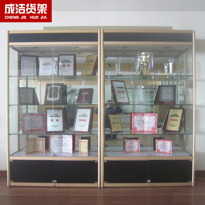 Chengjie boutique glass display cabinet honorary certificate display ...